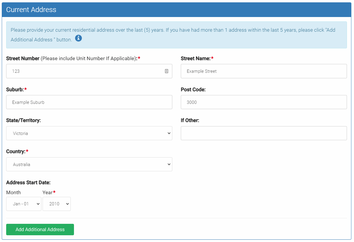 Step 2: How to Complete the Application Form – Certn-InterCheck Help Center